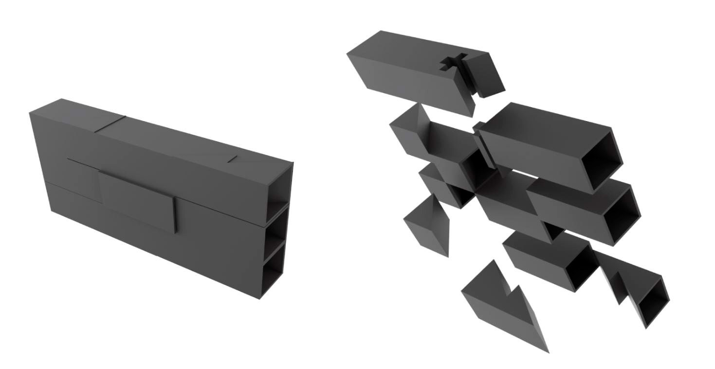 Render 3D para presentar producto explosionado - Rendemy