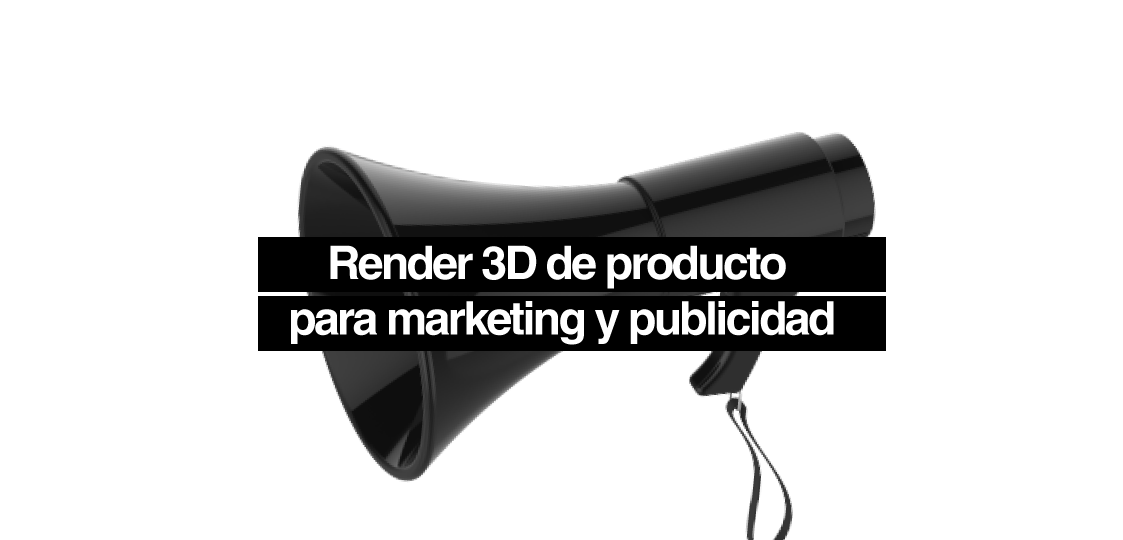 Render 3D de producto para marketing - Rendemy
